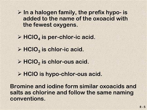 Binary Acid Nomenclature Ppt Download