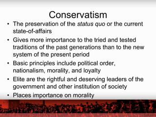 Conservatism Pptx