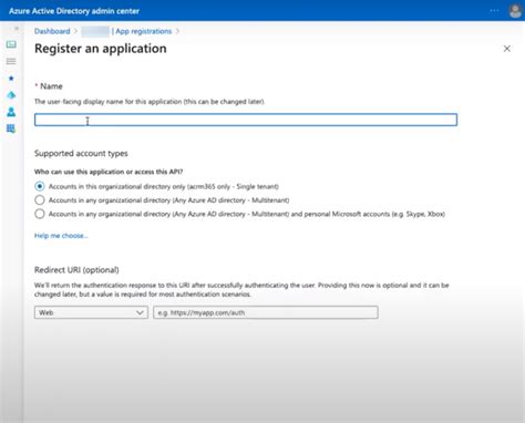 Configuring Oauth In Azure Active Directory Admin Center