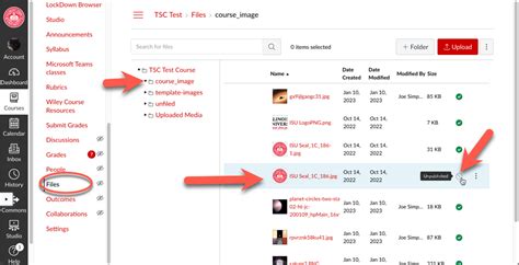 Upload And Manage Files In Canvas Files Help Illinois State