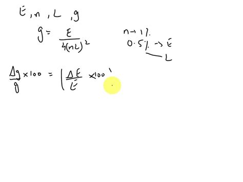solved the relationship between e l and g is given by g 4 nl