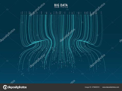 Abstract Infographics Visualization Big Data Code Representation Futuristic Network Business