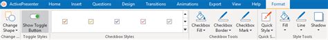 how to create multiple response questions in activepresenter 9