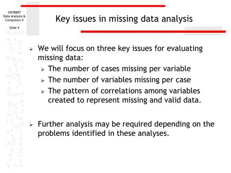 Ppt Analyzing Missing Data Powerpoint Presentation Free Download Id 2142140