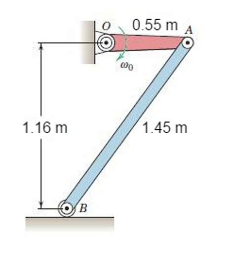Solved The Crank Oa Rotates In The Vertical Plane With A