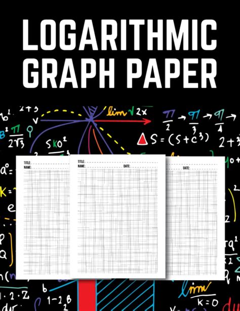 Logarithmic Graph Paper Graph Paper Journal For Engineering And Accounting Press Rongh