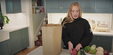 Adele Talks Fans Through Her Super Healthy Food Shop