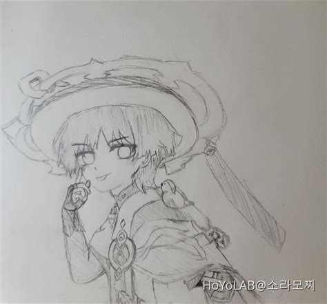 이제야 올리는 랑자 그림 Genshin Impact Hoyolab