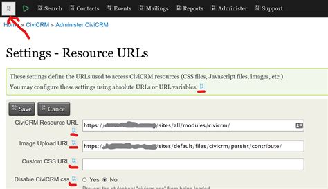 theme civicrm admin screens don t display icons special chars