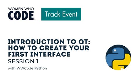 Introduction To Qt How To Create Your First Interface Session 1