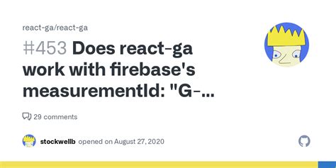 Does React Ga Work With Firebases Measurementid G Xxxxxxxxxx