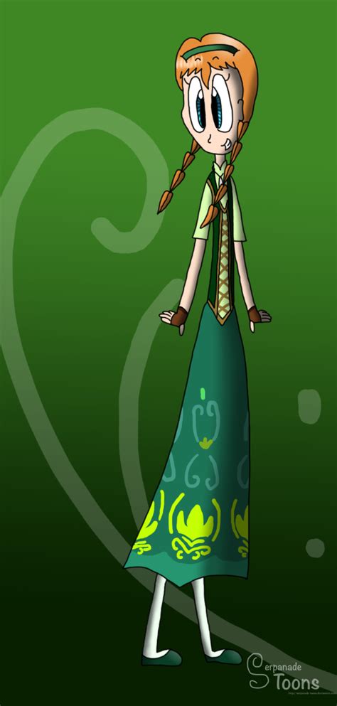 Anna Alternate Dress By Serpanade Toons On Deviantart