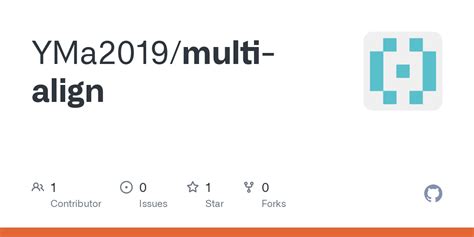 Github Yma2019multi Align