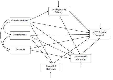 A Hypothesized Path Analysis Model Depicted As A Statistical Diagram Download Scientific Diagram