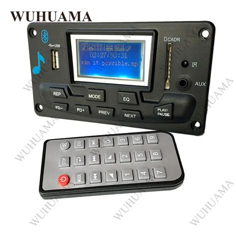 Bluetooth MP Decoding Board Module LED Lyric V DIY USB SD MMC WAV Decoder Record MP