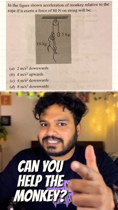 The Concept Of Monkey Problems Jee Physics Youtube