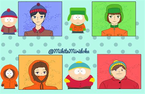 Draw The South Park Characters In My Style By Mikitamiridoka On Deviantart
