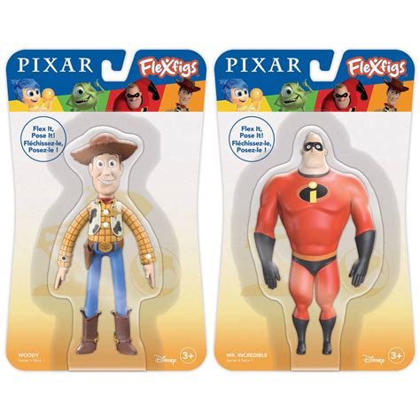 Tcg Toys Flexfigs Pixar Woody And Mr Incredible 2 Character Pack Ages 3 G0686141553805 Best Buy