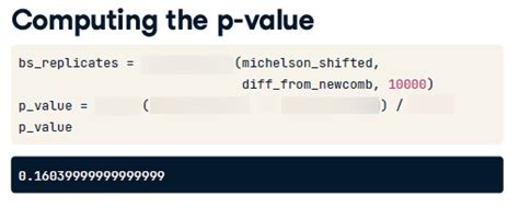 Computing The P Value Diagram Quizlet