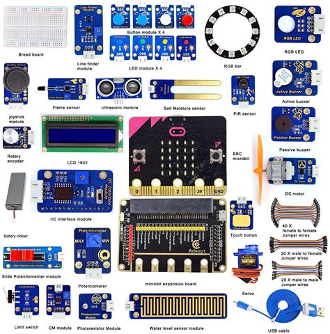 Buy AdeeptBBC Micro Bit Sensor Starter Kit Microbit Programmable
