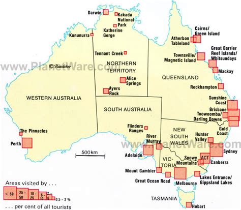 Australia Major Cities Map