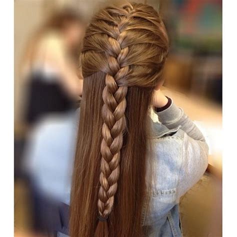 French Braid Half Up Hairstyles How To