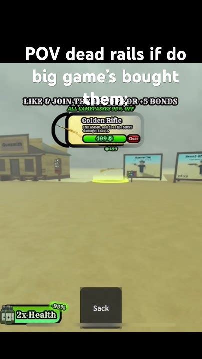Pov Dead Rails If They Sold Their Game Deadrails Roblox Trending Deadrailsroblox Youtube