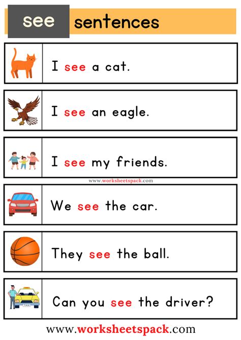 Sight Word Sentences Worksheets Worksheet Activity Sheets