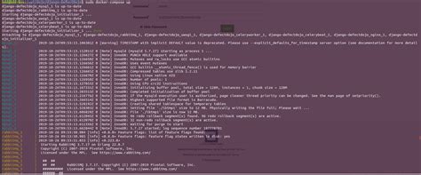 admin credentials printed on the console after running docker compose up do not work · issue
