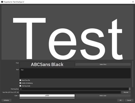 Issue Initializing Various Font Style Within A Font Family Issue Obsproject Obs Studio