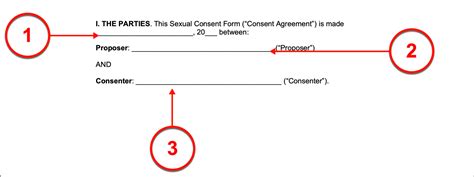 Free Sexual Consent Contract Form Pdf Word Eforms