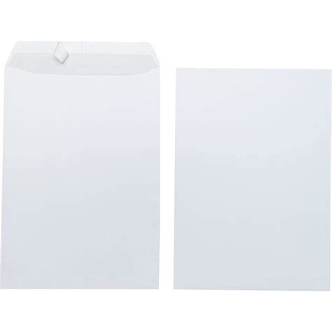 Lot De 50 Enveloppes Format C4 Sans Fenêtre Autocollantes Avec Bande Déchirable Grise 120 G M²