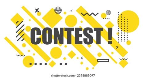 Contest Banner Banner Design Poster Vector Stock Vector Royalty Free 2398889097 Shutterstock