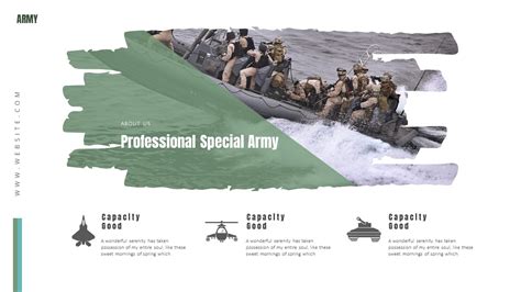 Army PowerPoint Presentation Presentation Templates GraphicRiver