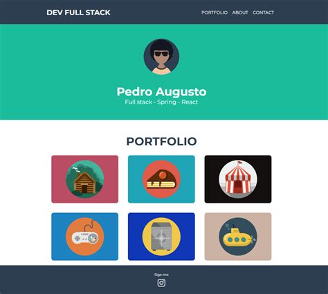 GitHub Pedroacbg Html Css Portfolio Basic Basic Portfolio Website