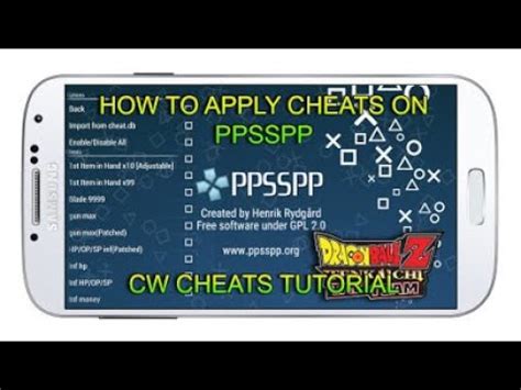 PPSSPP Cheats Cheat Db YouTube
