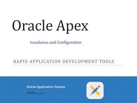 Oracle Apex Installation Epg Pptx