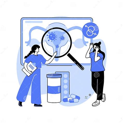 Sexually Transmitted Diseases Abstract Concept Vector Illustration