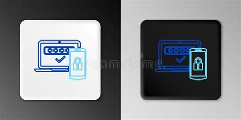 Multi Factor Authentication Line Icon Stock Illustrations 289 Multi