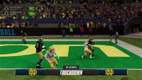 B1g Champion Game Norte Dame Vs Oregon 15 Point 4th Qtr Comeback