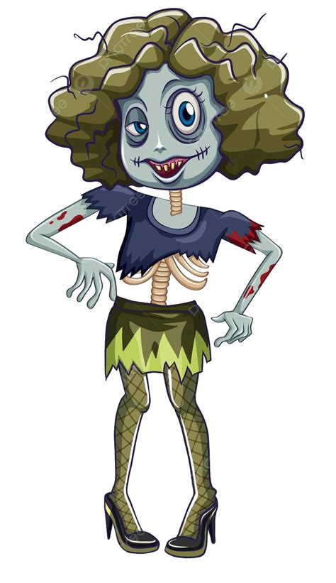 Female Zombie Drawing At Madison Whittell Blog