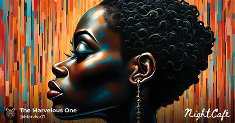 Surreal Portrait Of Black Woman With Elongated Nec Ai Art