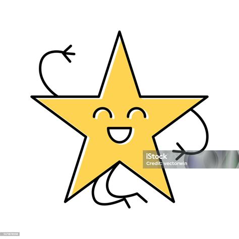 별 기하학적 모양 문자 컬러 아이콘 벡터 일러스트 레이 션 각도에 대한 스톡 벡터 아트 및 기타 이미지 각도 교육 귀여운 Istock