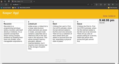 my demo of a note taking app using react pritam nandy posted on the