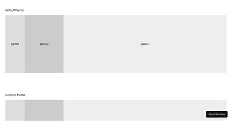 Split Pane Themes Forked Codesandbox