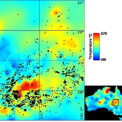 Pdf Stochastic Temperature Heat Flow And Geothermal Gradient Modeling Direct From A 3d Map Of
