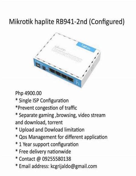 Mikrotik Bandwidth Management Computer Services Metro Manila