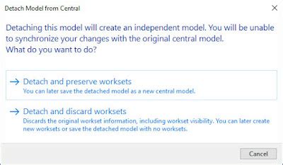 BIM Chapters Creating A New Revit Central File Two Ways With Different Results