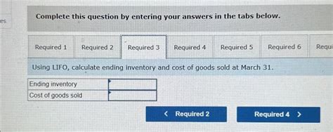 Solved Complete This Question By Entering Your Answers Chegg Com