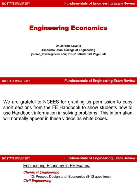 Fe Review Engineering Economics Pdf Interest Interest Rates